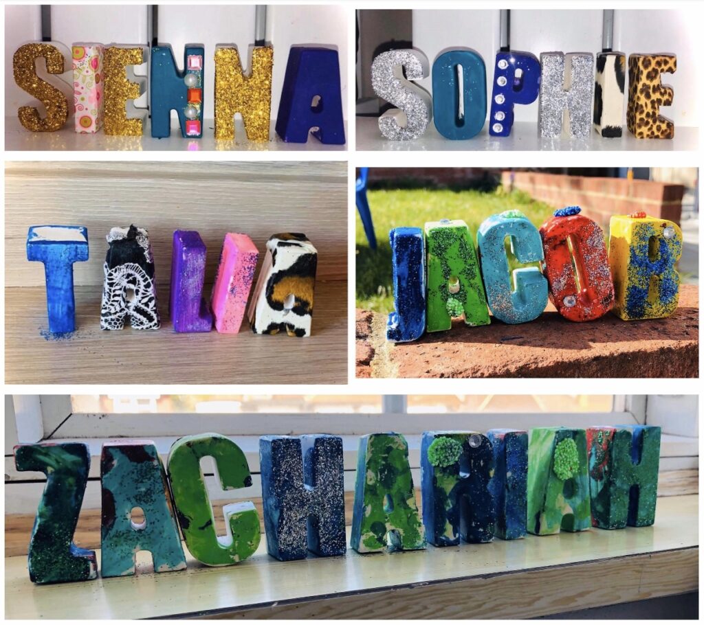 Decorate your Own Name Craft Kit - The Craft Cabins