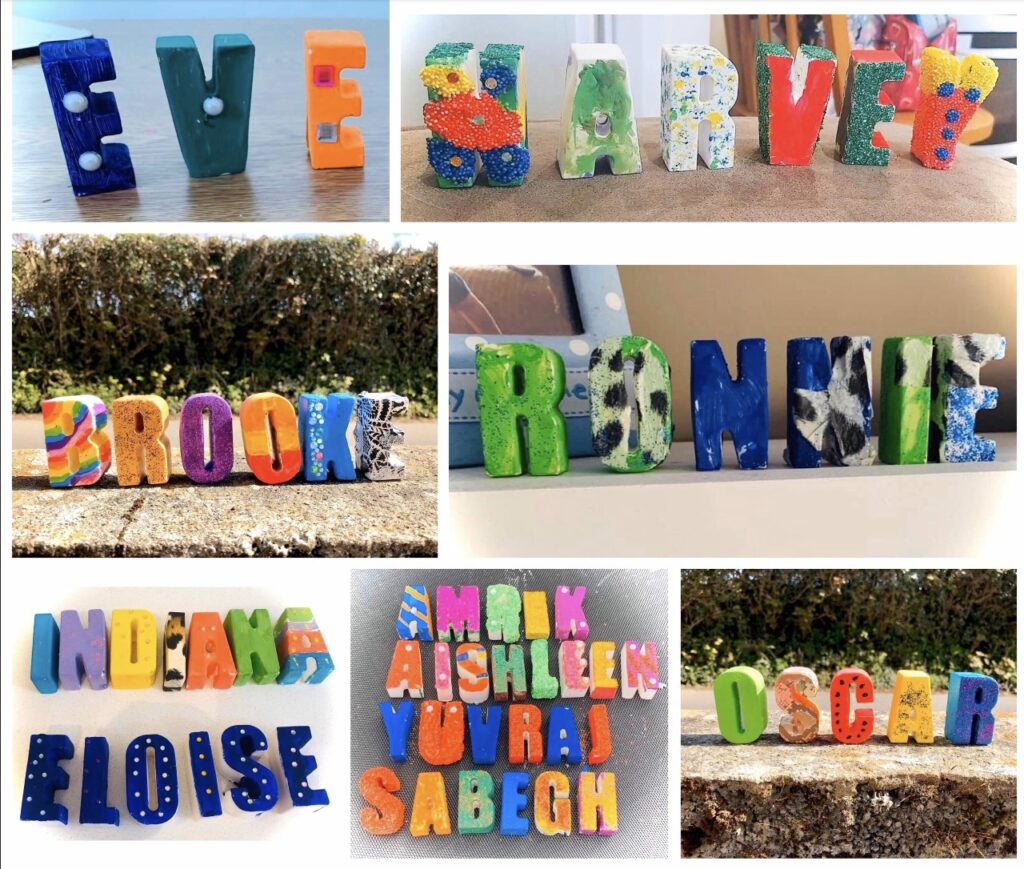Decorate your Own Name Craft Kit - The Craft Cabins